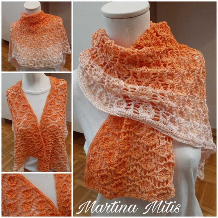 Levelek - Stola, Schal, Loop - myPatterns.de